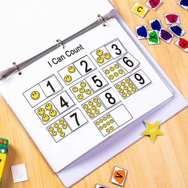 Personalized Preschool Learning Binder Educational Toys for Kids - CALLIE