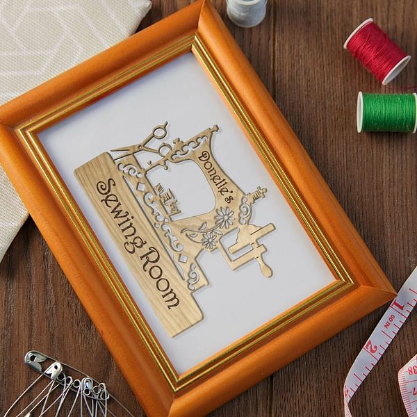 Personalized Wooden Sewing Room Studio Sign Gift for Sewers - CALLIE