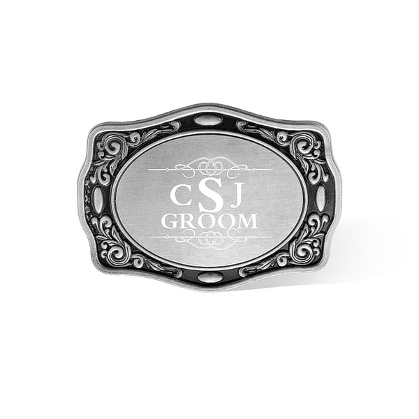 Personalized Western Cowboy Name Belt Buckle for Men - CALLIE
