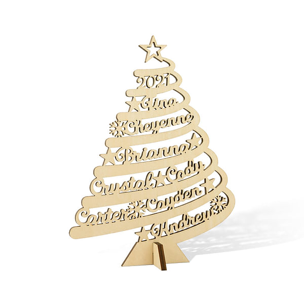 Personalized Christmas Family Tree Christmas Decorations - CALLIE