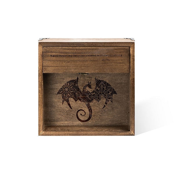 Custom DND Dice Storage Wooden Box - CALLIE