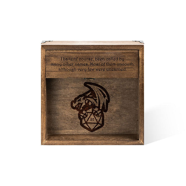 Custom DND Dice Storage Wooden Box - CALLIE