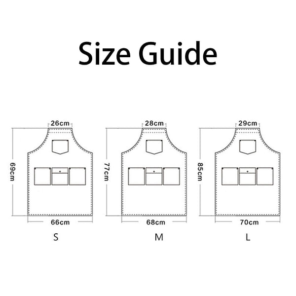 Custom Canvas Work Shop Aprons with Pockets and Leather Strap - CALLIE Custom Canvas Work Shop Aprons with Pockets and Leather Strap - CALLIE