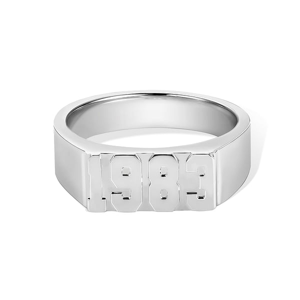 Custom Signet Ring with Name, Angel Number Ring for Men - CALLIE