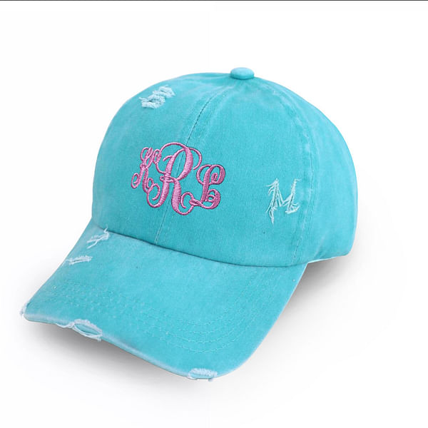 Personalized Embroidery Monogram Baseball Cap - CALLIE