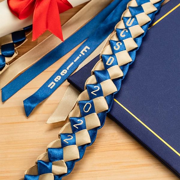 Custom Honor Ribbon Lei Graduation Gift - CALLIE