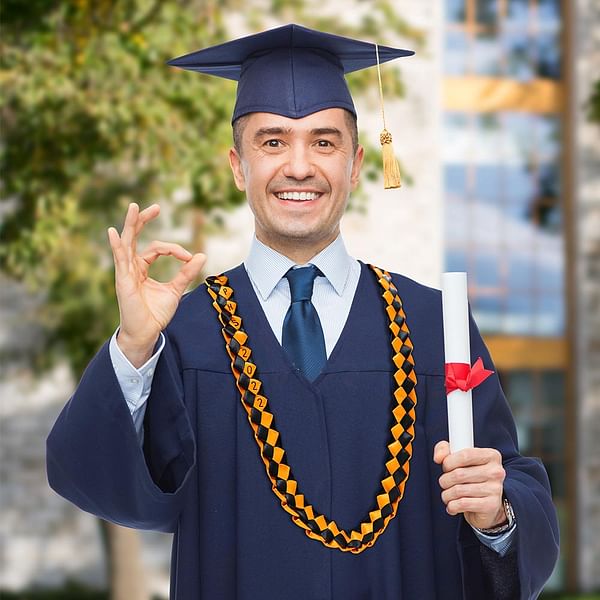 Custom Honor Ribbon Lei Graduation Gift - CALLIE