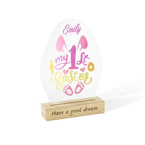 Customize 1st Easter Name Night Light For Kids - CALLIE