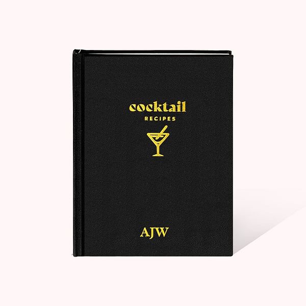 Personalized Blank Cocktail Recipe Book Notebook - CALLIE