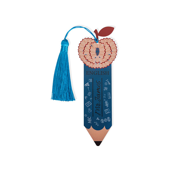 Personalized Aluminum Pencil Shape Bookmark for Teacher - CALLIE