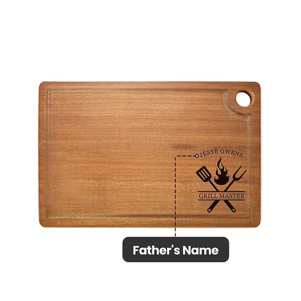 Personalized Laser Engraved Wooden Cutting Board for Best Father's Day ...