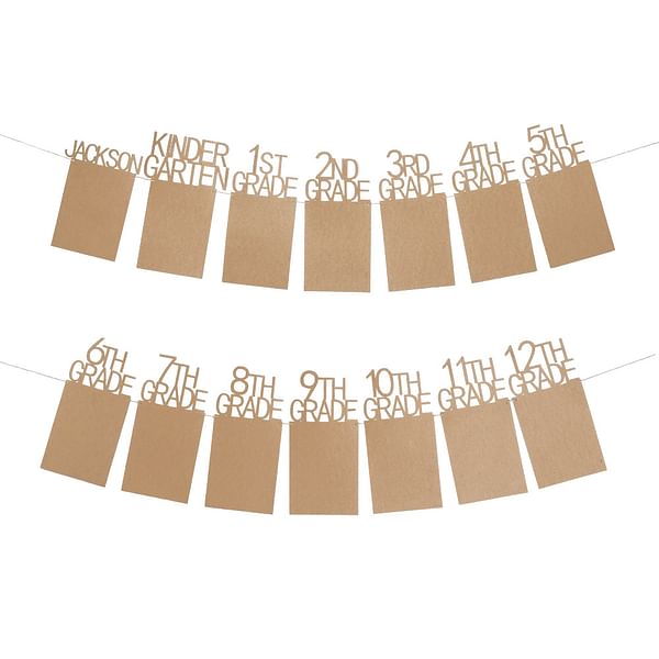 Personalized Graduation Photo Banner Grad Party Decorations - CALLIE