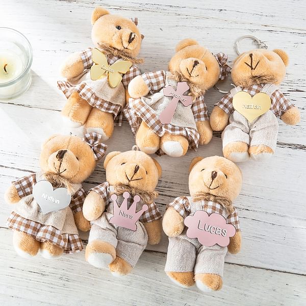 Personalized Teddy Bear Baby Shower Gift - CALLIE