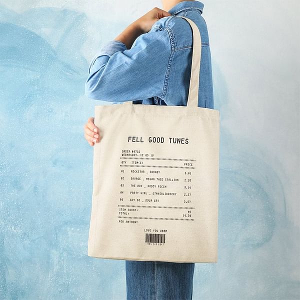 Personalized Sheet Music Canvas Bag for Singer/Composer/Music Majors ...