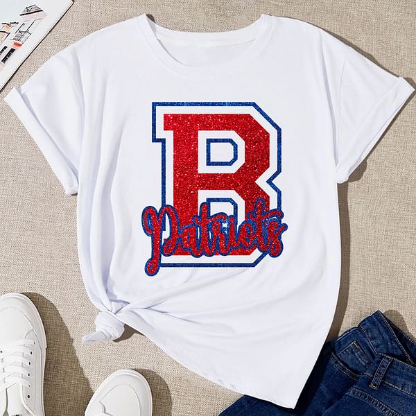 Personalized Spirit Week Shirt, with Initial and Mascot Name, Spirit ...