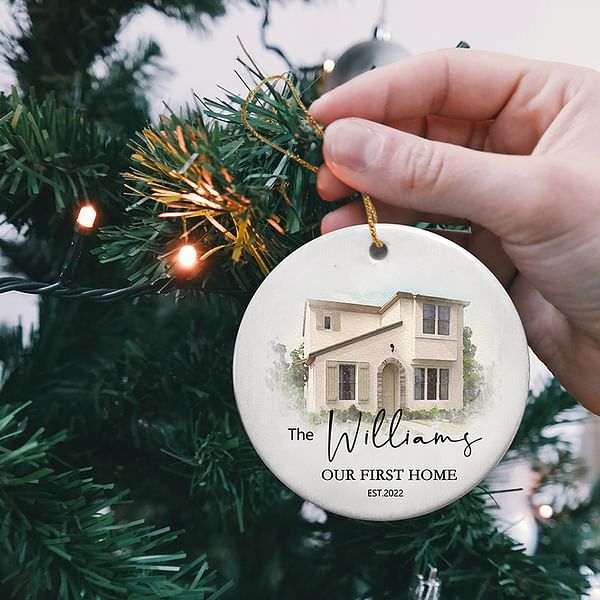 Christmas ornament new home store