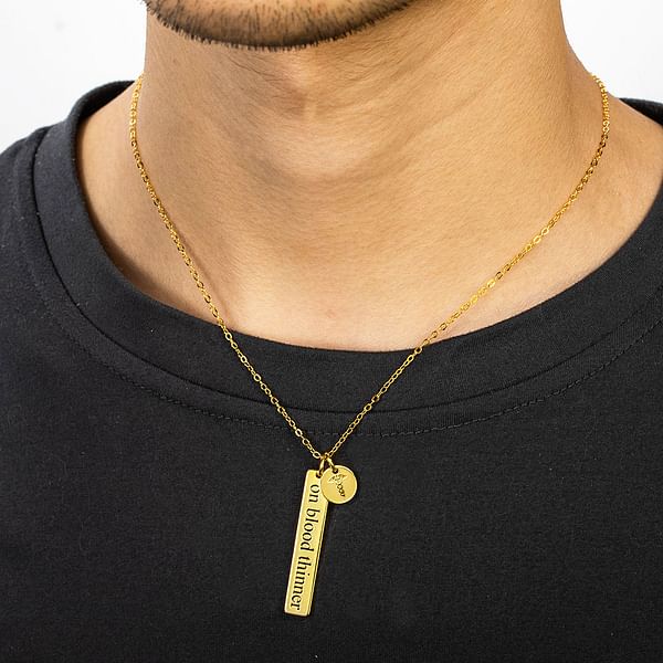 Personalized Engraved Emergency Medical Necklace - CALLIE