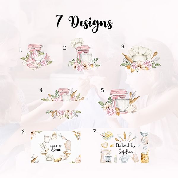 Personalized Baking Tin Baked By Name - CALLIE