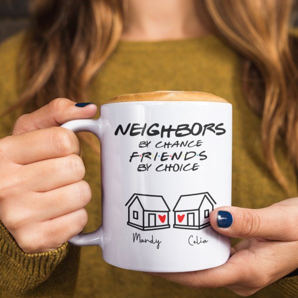Personalised Best Neighbors Ever Ceramic Coffee Mug Gift for Neighbor ...