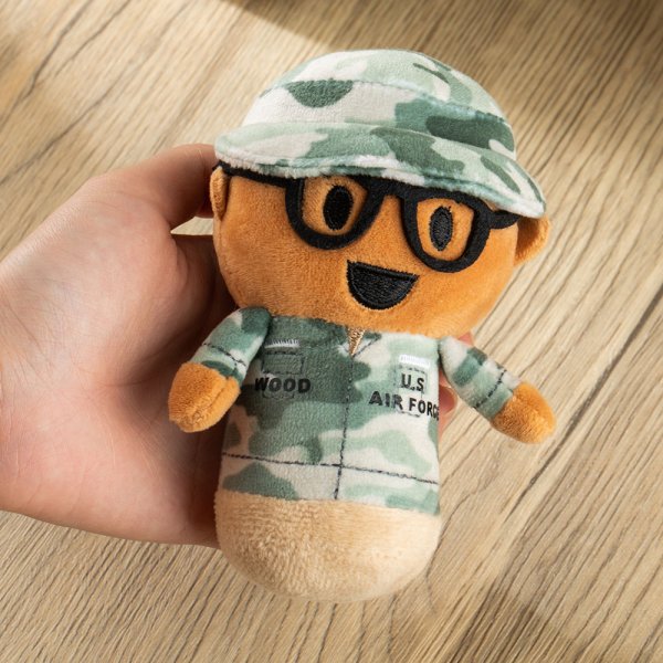 Personalized U.S. Soldier Uniform Camo Plush Military Family Gift - CALLIE