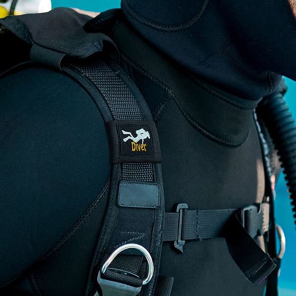 Personalized Embroidered Scuba Dive BCD Identification Tag with Name ...
