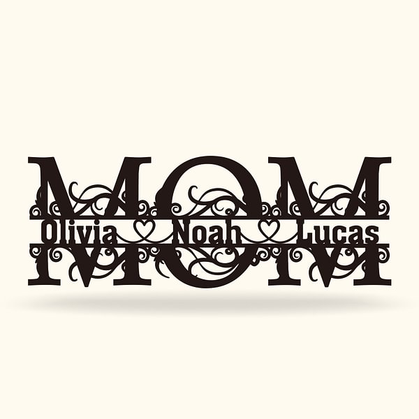 Personalized Mom Metal Sign with Name for Home Decoration - CALLIE