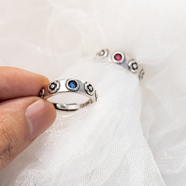 Personalized Couple Ring Valentine's Day Gift Cosplay Rings Wedding ...