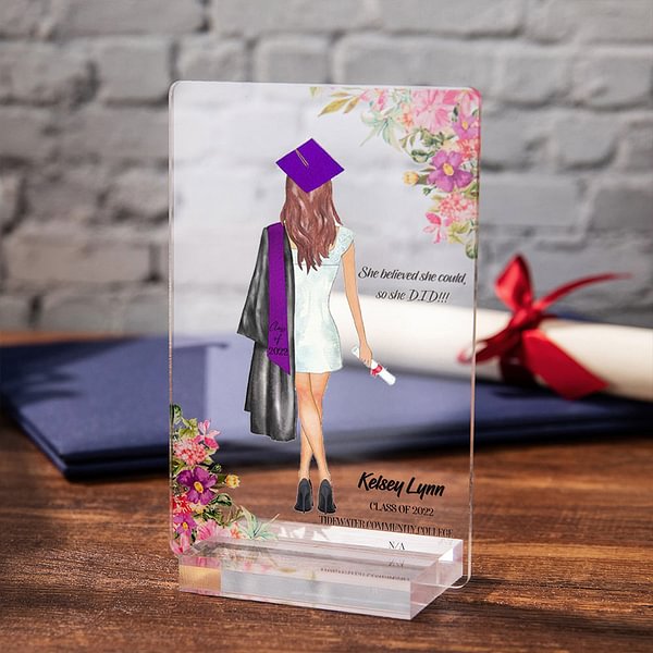 Personalised Graduation Gift Custom Graduation Keepsake Print for Her Him - CALLIE