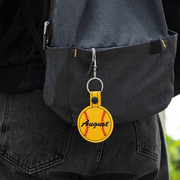 Personalized Embroidery Sports Bag Tag Football Tag Basketball Tag ...