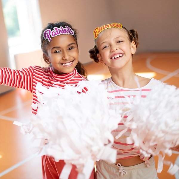 Personalized Flashing Name Headbands for Team Sport School Dance Cheer ...