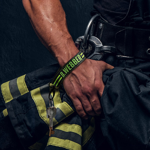 Personalized Reflective Firefighter Waterproof Solid Wrist Strap ...