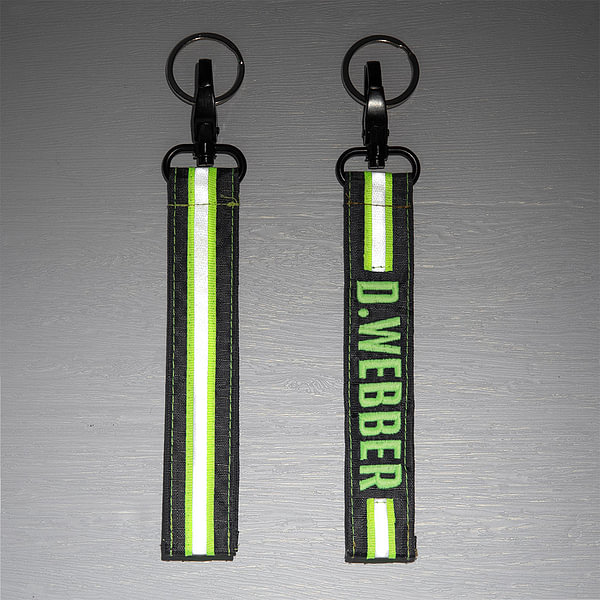 Personalized Reflective Firefighter Waterproof Solid Wrist Strap ...