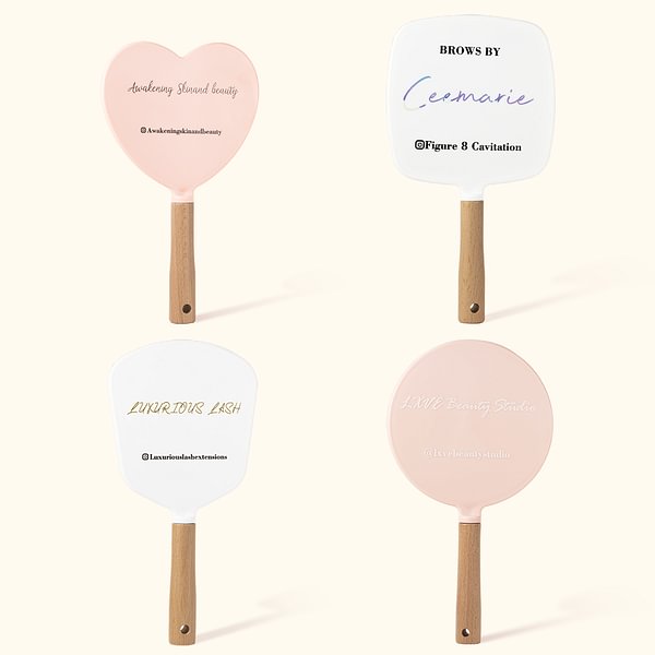 Personalized Lash and Brow Mirror Prop Small Business Mirror Gift for ...