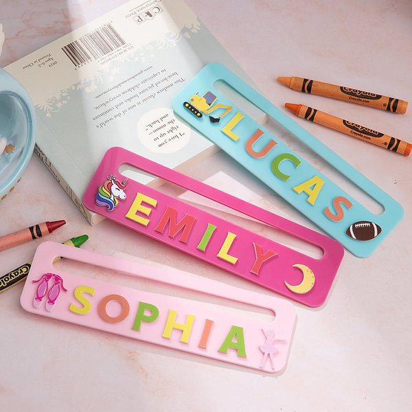 Personalized Colored Acrylic Reading Aid Student Reading Tool Reading ...