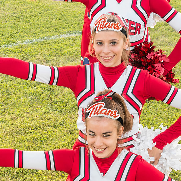 Personalized Glitter Name Stretchy Headbands for Youth Team Sport ...