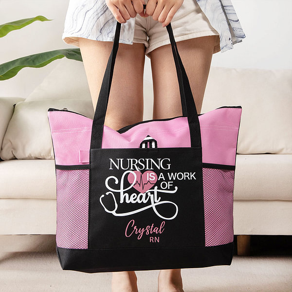 Personalized Nurse Tote Bag Large Capacity Gift for Nurse - CALLIE
