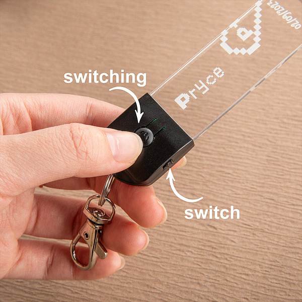 Personalized Pair of LED Gamer Couple Keychain Romantic Keyring Set ...