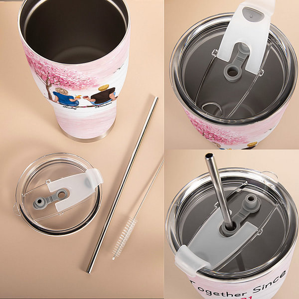 Personalized Together Since 2020 Couple Sitting Under Cherry Tree ...