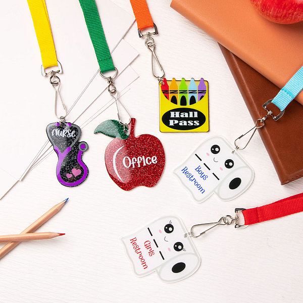 Personalized Classroom Hall Passes Name Tag Gift for Teacher - CALLIE