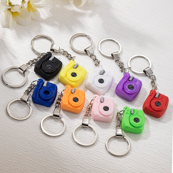 Personalized Mini Camera Keychain with Photo, Gift For Camera lover ...