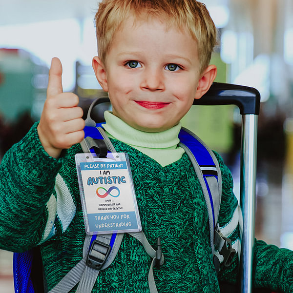 Personalized Autism Emergency Contact Medical Alert ID Card - CALLIE