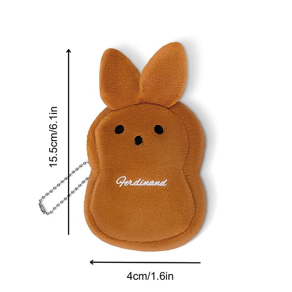 Personalized Cute Bunny Plush Coin Purse with Name Easter Basket ...