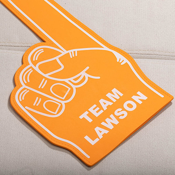 Personalized Multi-color 18inch Foam Finger with Text Sporting Events ...
