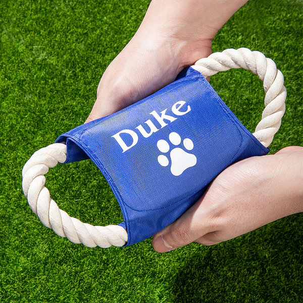 Personalized Cute Dog Paw Print Pattern Waterproof Dog Flying Disc ...