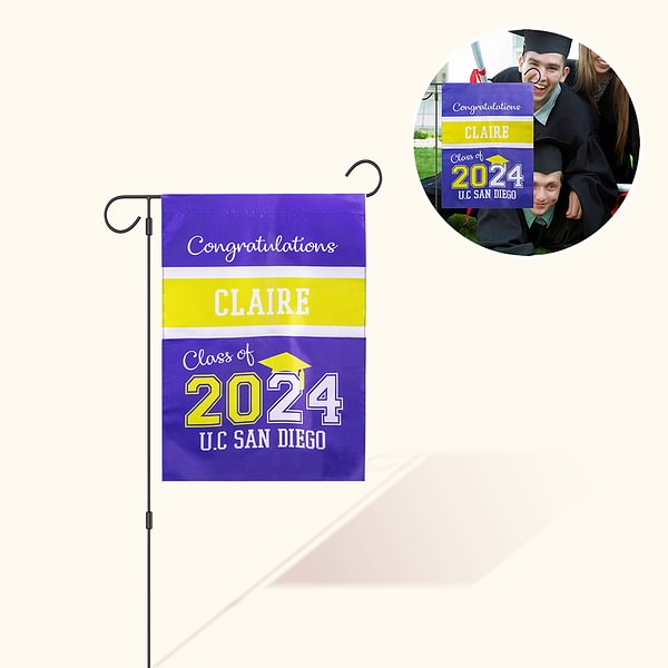 Personalized Graduation Flag Class of 2023 - CALLIE