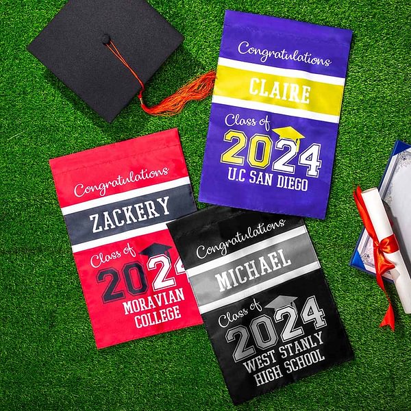 Personalized Graduation Flag Class of 2023 - CALLIE