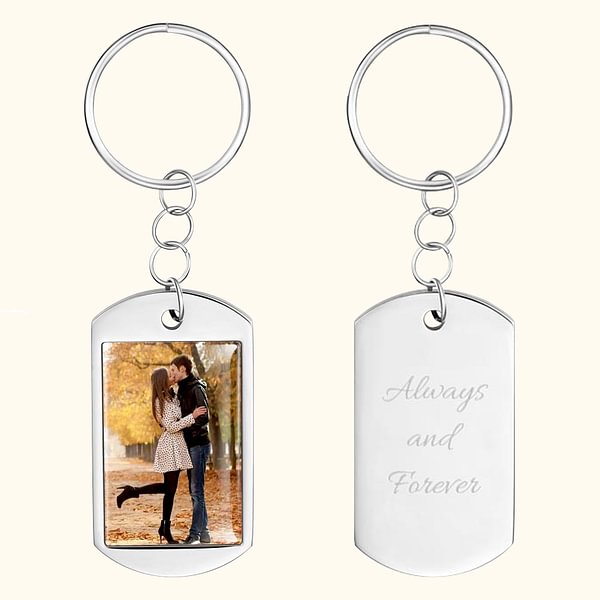 Personalized Photo Dog Tag Keychain/Necklace - CALLIE