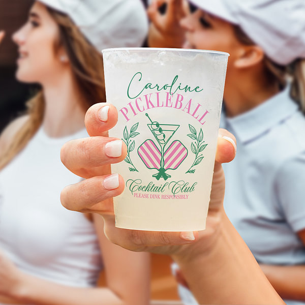 Personalized Pickleball Paddles Shatterproof Food Grade PP Plastic Cup ...