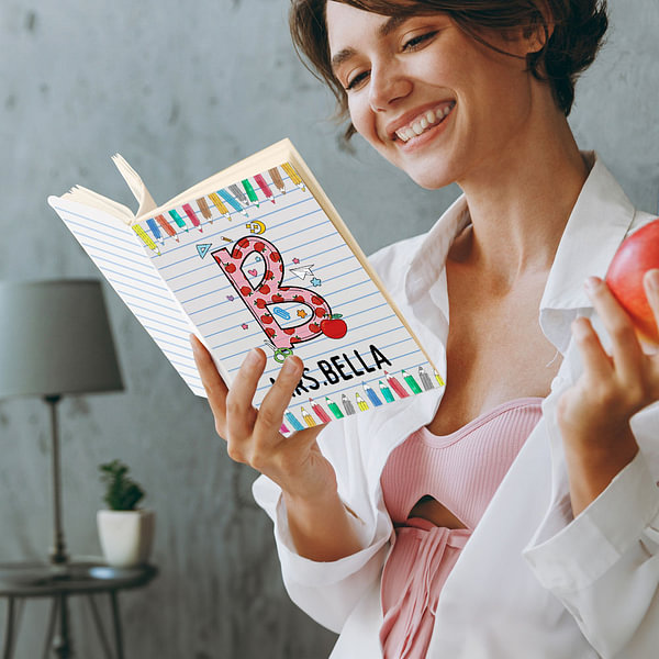 Personalized Colored Pencil Graffiti Stationery Notepad with Name ...