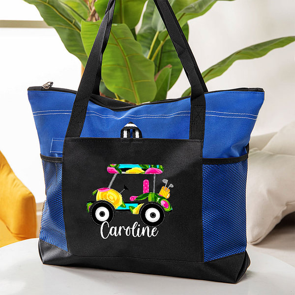 Personalized Golf Cart Tote Bag with Name Large Capacity Essentials ...